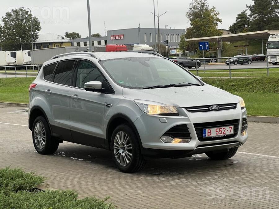 Pelēks Ford Kuga 2014 Rēzekne, ar dzinēja tilpumu 2.00 L un nobraukumu 244 tūkst. km par 7950 €, foto 3 vietnē AUTOMOTO.COM.LV