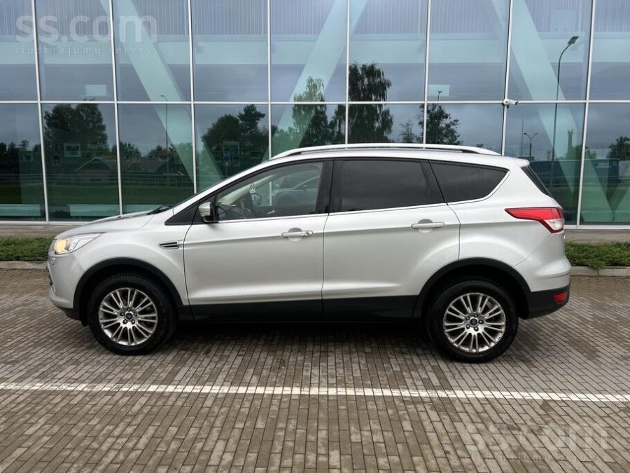 Pelēks Ford Kuga 2014 Rēzekne, ar dzinēja tilpumu 2.00 L un nobraukumu 244 tūkst. km par 7950 €, foto 5 vietnē AUTOMOTO.COM.LV