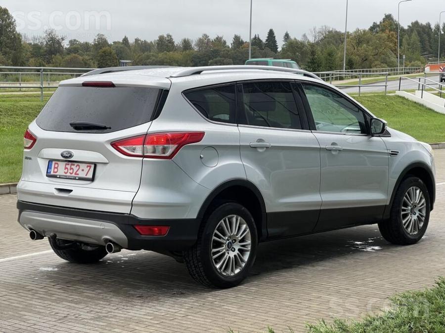 Pelēks Ford Kuga 2014 Rēzekne, ar dzinēja tilpumu 2.00 L un nobraukumu 244 tūkst. km par 7950 €, foto 9 vietnē AUTOMOTO.COM.LV