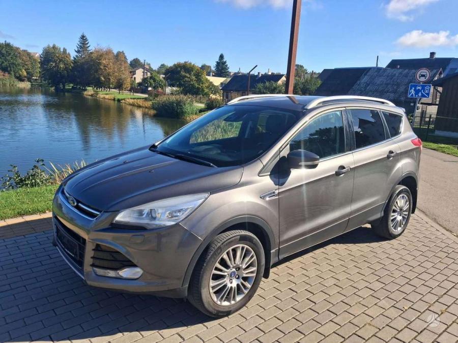 Grey Ford Kuga 2014 in Raseiniai, with an engine capacity of 0.00 L and mileage of 103 thousand km for 6500 €, photo 16 on AUTOMOTO.COM.LV