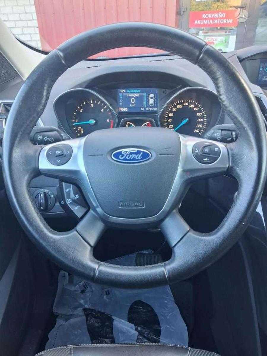 Grey Ford Kuga 2014 in Raseiniai, with an engine capacity of 0.00 L and mileage of 103 thousand km for 6500 €, photo 30 on AUTOMOTO.COM.LV