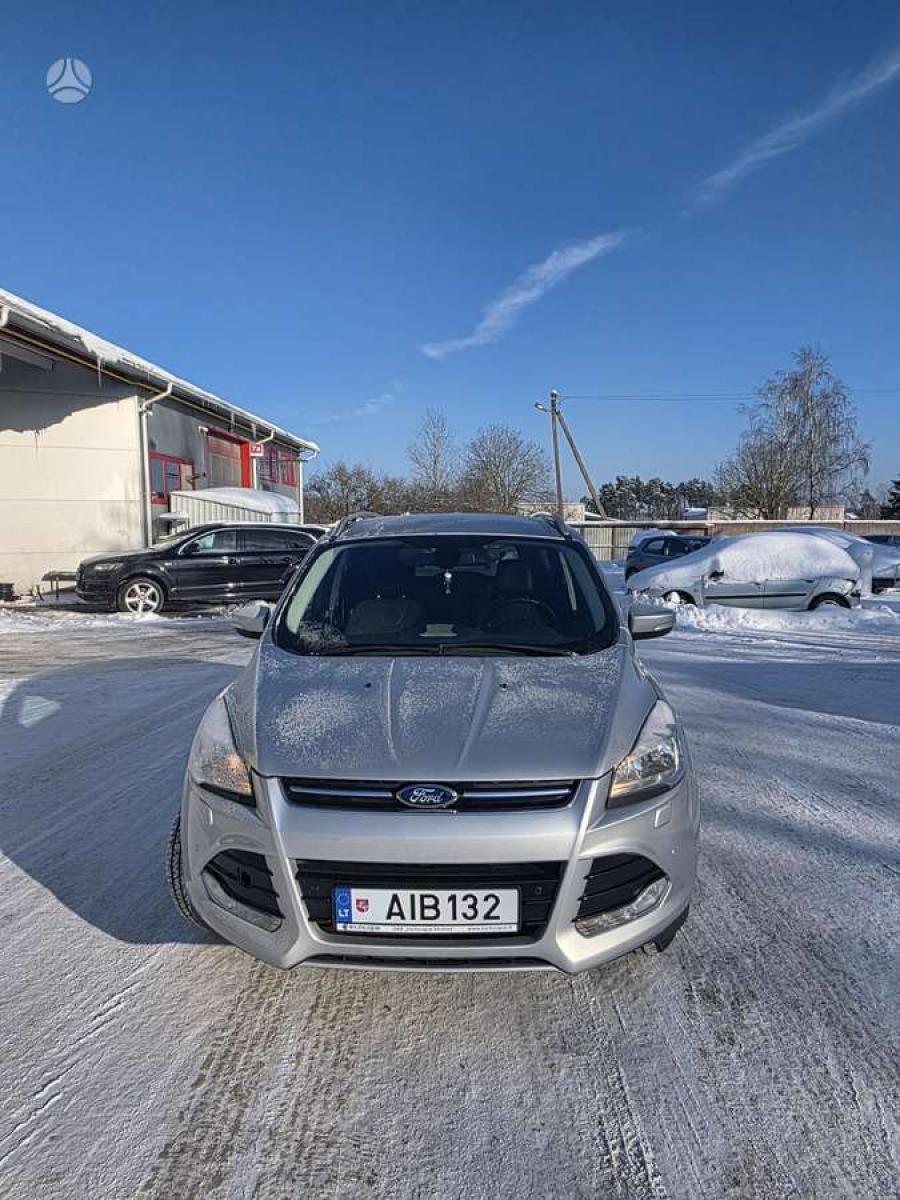 Pelēks Ford Kuga 2015 Viļņa, ar dzinēja tilpumu 2.00 L un nobraukumu 217 tūkst. km par 7700 €, foto 6 vietnē AUTOMOTO.COM.LV