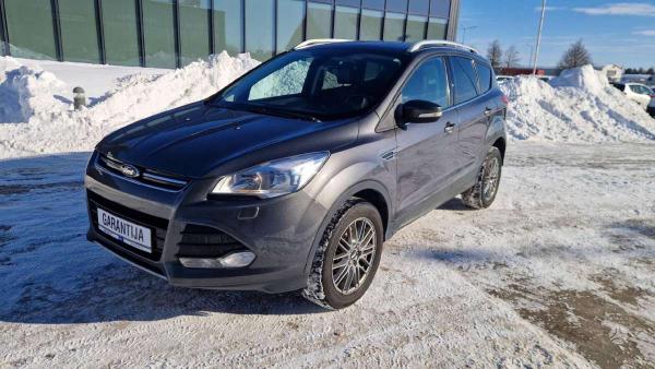 Grey Ford Kuga 2015 in Siauliai, with an engine capacity of 2.00 L and mileage of 280 thousand km for 8300 €, photo 3 on AUTOMOTO.COM.LV