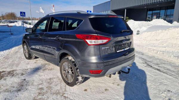 Grey Ford Kuga 2015 in Siauliai, with an engine capacity of 2.00 L and mileage of 280 thousand km for 8300 €, photo 6 on AUTOMOTO.COM.LV