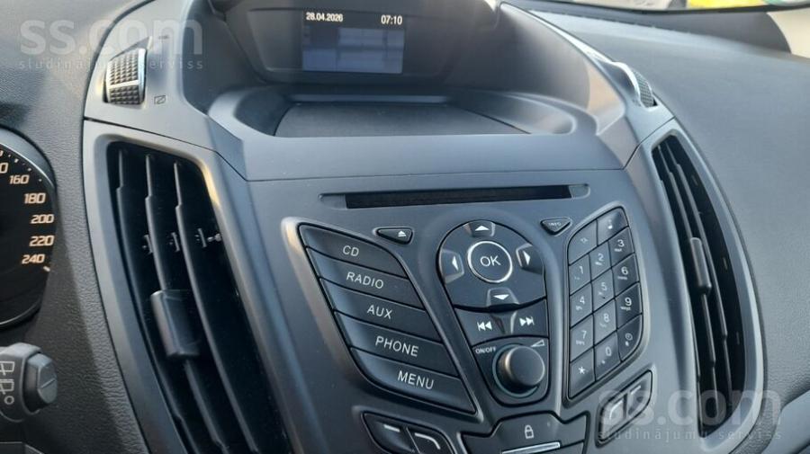 Grey Ford Kuga 2015 in Riga, with an engine capacity of 1.50 L and mileage of 175 thousand km for 7900 €, photo 15 on AUTOMOTO.COM.LV