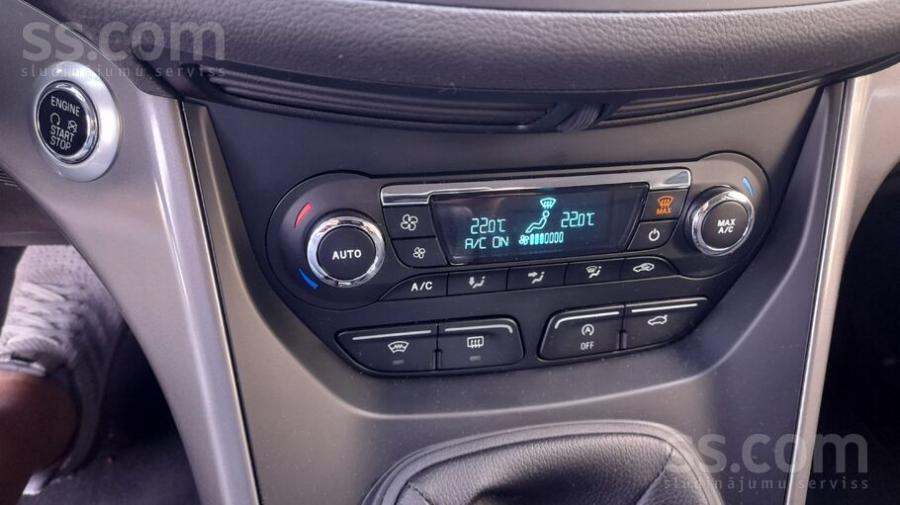 Grey Ford Kuga 2015 in Riga, with an engine capacity of 1.50 L and mileage of 175 thousand km for 7900 €, photo 23 on AUTOMOTO.COM.LV