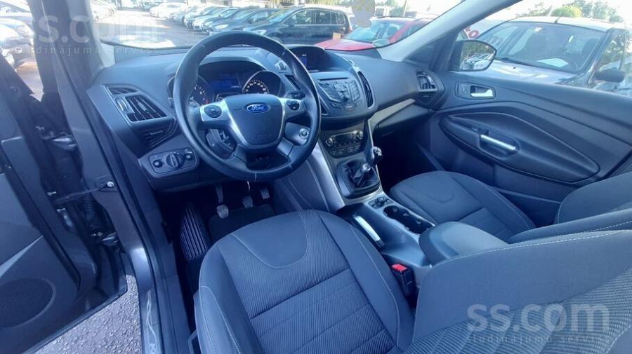 Grey Ford Kuga 2015 in Riga, with an engine capacity of 1.50 L and mileage of 175 thousand km for 7900 €, photo 26 on AUTOMOTO.COM.LV