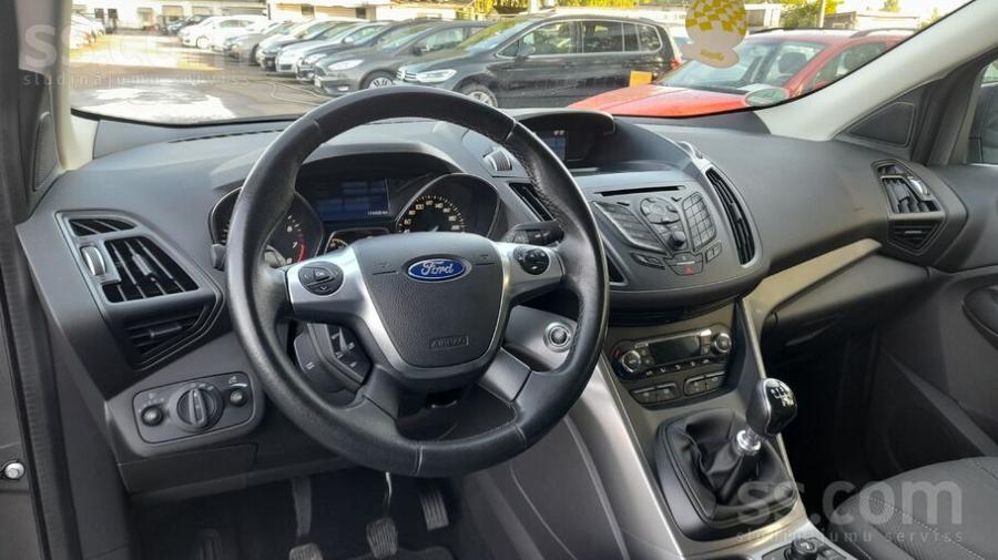 Grey Ford Kuga 2015 in Riga, with an engine capacity of 1.50 L and mileage of 175 thousand km for 7900 €, photo 27 on AUTOMOTO.COM.LV