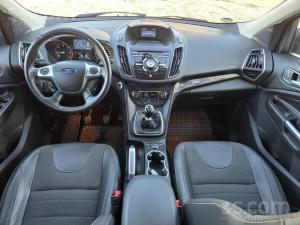 Grey Ford Kuga 2015 in Kuldiga, with an engine capacity of 2.00 L and mileage of 231 thousand km for 9200 €, photo 8 on AUTOMOTO.COM.LV