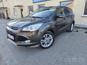 Grey Ford Kuga 2015 in Kuldiga, with an engine capacity of 2.00 L and mileage of 231 thousand km for 9200 €, photo  on AUTOMOTO.COM.LV