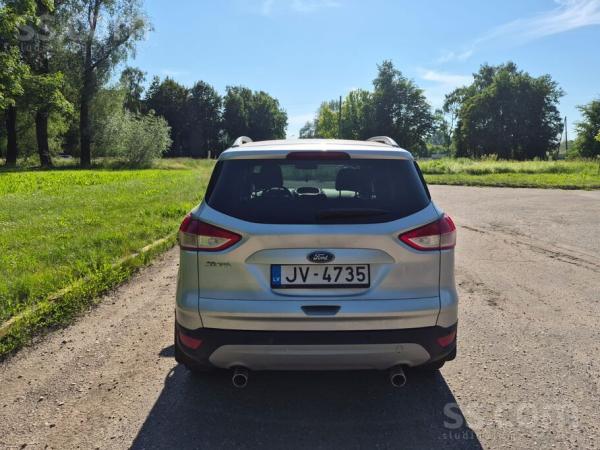 Grey Ford Kuga 2015 in Riga, with an engine capacity of 2.00 L and mileage of 192 thousand km for 6300 €, photo 5 on AUTOMOTO.COM.LV