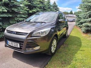 Grey Ford Kuga 2015 in Utena, with an engine capacity of 2.00 L and mileage of 272 thousand km for 7200 €, photo  on AUTOMOTO.COM.LV