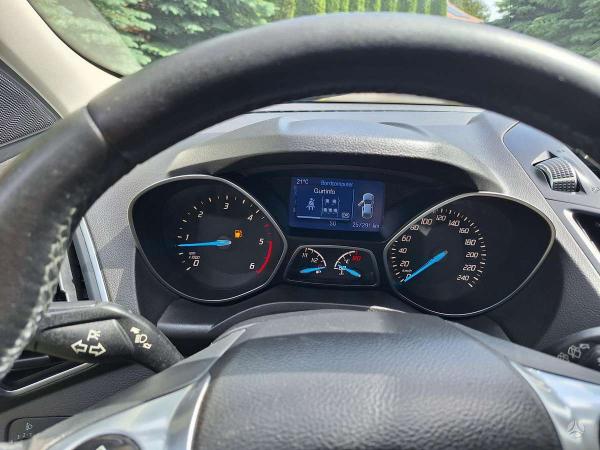 Pelēks Ford Kuga 2015 Utena, ar dzinēja tilpumu 2.00 L un nobraukumu 272 tūkst. km par 7200 €, foto 9 vietnē AUTOMOTO.COM.LV