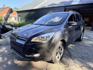 Grey Ford Kuga 2015 in Siauliai, with an engine capacity of 1.50 L and mileage of 116 thousand km for 6650 €, photo  on AUTOMOTO.COM.LV
