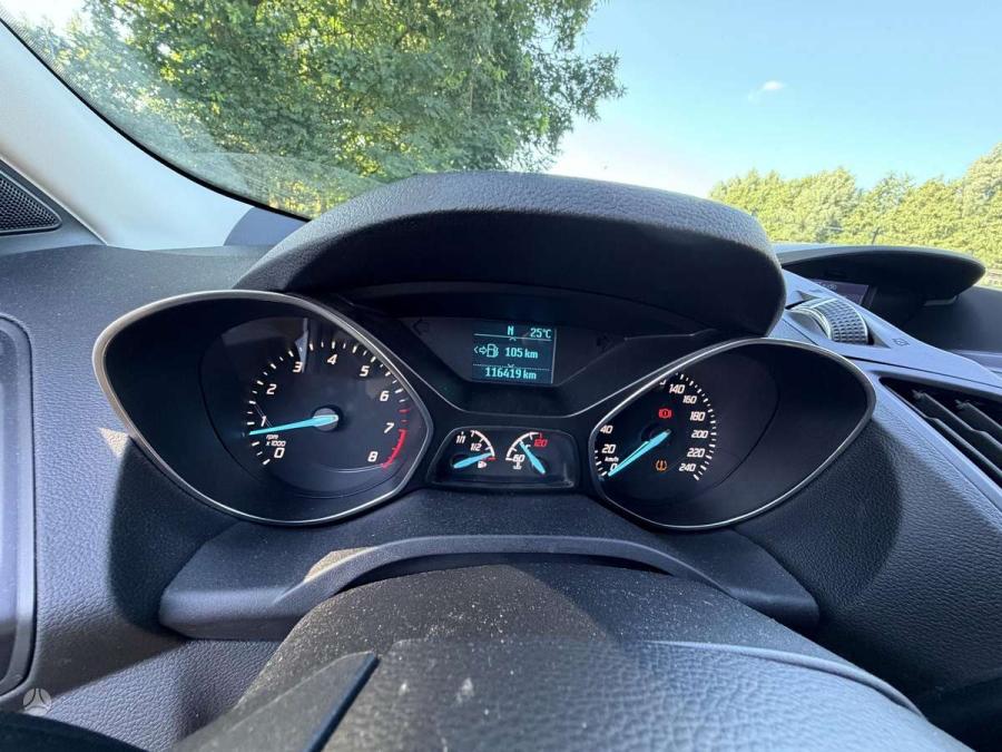 Grey Ford Kuga 2015 in Siauliai, with an engine capacity of 1.50 L and mileage of 116 thousand km for 6650 €, photo 22 on AUTOMOTO.COM.LV