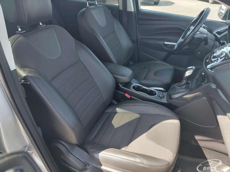 Grey Ford Kuga 2015 in Vilnius, with an engine capacity of 2.00 L and mileage of 221 thousand km for 6900 €, photo 24 on AUTOMOTO.COM.LV