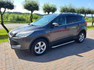 Grey Ford Kuga 2015 in Kaunas, with an engine capacity of 2.00 L and mileage of 152 thousand km for 8200 €, photo  on AUTOMOTO.COM.LV