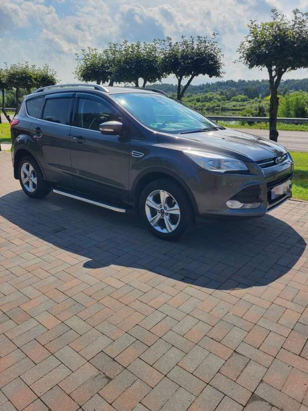 Grey Ford Kuga 2015 in Kaunas, with an engine capacity of 2.00 L and mileage of 152 thousand km for 8200 €, photo 5 on AUTOMOTO.COM.LV