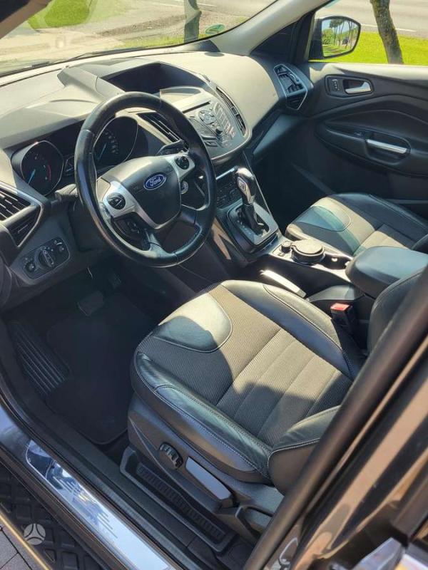 Grey Ford Kuga 2015 in Kaunas, with an engine capacity of 2.00 L and mileage of 152 thousand km for 8200 €, photo 8 on AUTOMOTO.COM.LV