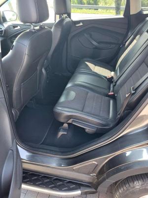 Grey Ford Kuga 2015 in Kaunas, with an engine capacity of 2.00 L and mileage of 152 thousand km for 8200 €, photo 12 on AUTOMOTO.COM.LV