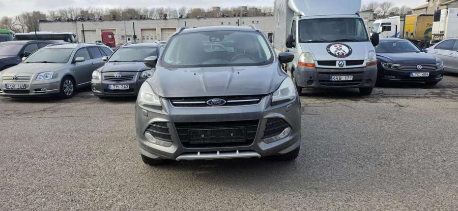 Pelēks Ford Kuga 2015 Klaipėda, ar dzinēja tilpumu 2.00 L un nobraukumu 182 tūkst. km par 5500 €, foto 3 vietnē AUTOMOTO.COM.LV