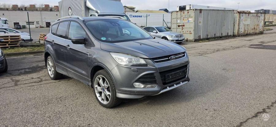 Pelēks Ford Kuga 2015 Klaipėda, ar dzinēja tilpumu 2.00 L un nobraukumu 182 tūkst. km par 5500 €, foto 4 vietnē AUTOMOTO.COM.LV