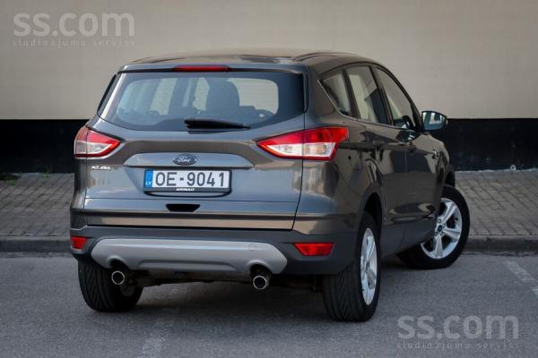Grey Ford Kuga 2016 in Talsi, with an engine capacity of 2.00 L and mileage of 152 thousand km for 12390 €, photo 7 on AUTOMOTO.COM.LV