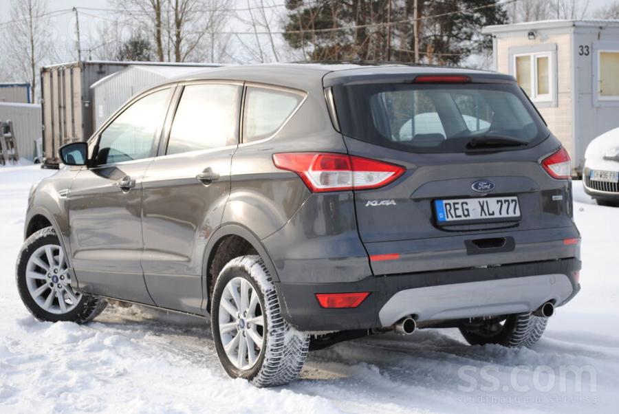 Grey Ford Kuga 2016 in Riga, with an engine capacity of 1.50 L and mileage of 157 thousand km for 8990 €, photo 3 on AUTOMOTO.COM.LV