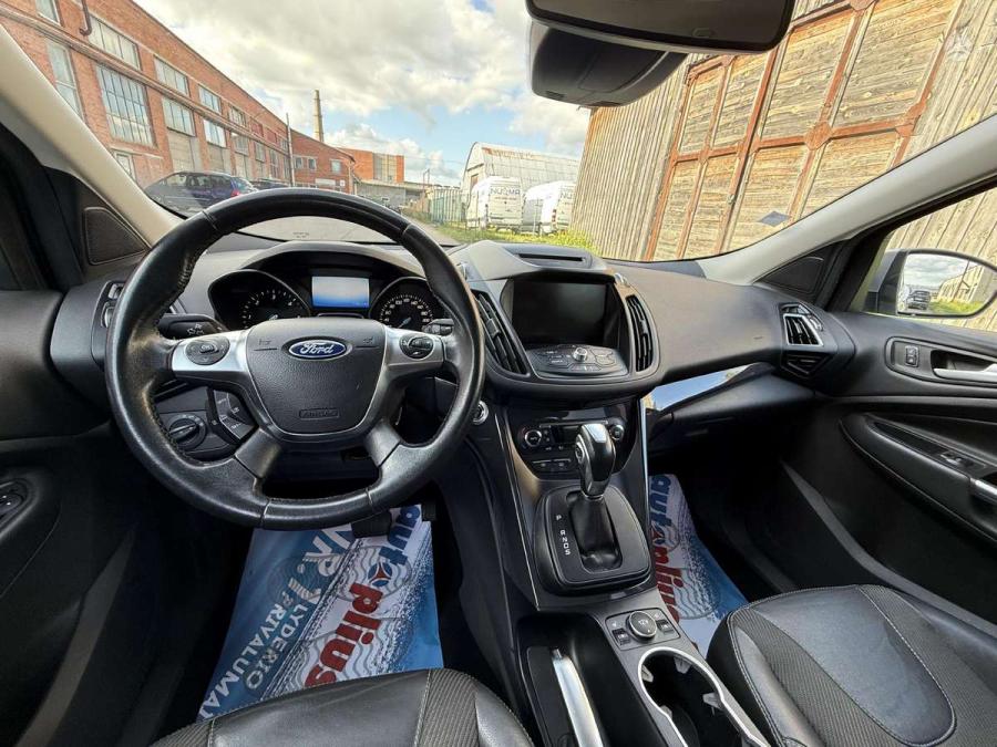 Pelēks Ford Kuga 2016 Alīta, ar dzinēja tilpumu 2.00 L un nobraukumu 176 tūkst. km par 8400 €, foto 14 vietnē AUTOMOTO.COM.LV