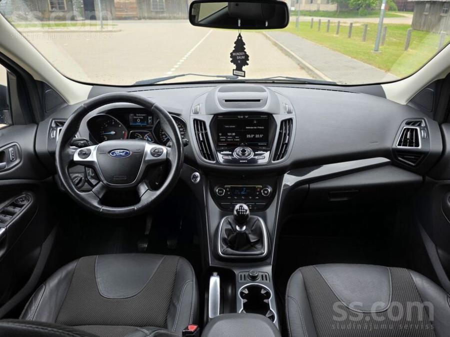 Pelēks Ford Kuga 2016 Cēsis, ar dzinēja tilpumu 2.00 L un nobraukumu 242 tūkst. km par 8950 €, foto 17 vietnē AUTOMOTO.COM.LV