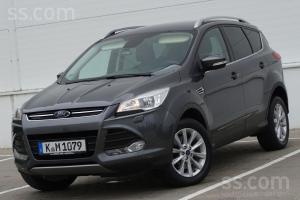 Grey Ford Kuga 2016 in Riga, with an engine capacity of 2.00 L and mileage of 194 thousand km for 8900 €, photo 5 on AUTOMOTO.COM.LV