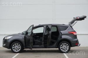 Grey Ford Kuga 2016 in Riga, with an engine capacity of 2.00 L and mileage of 194 thousand km for 8900 €, photo 8 on AUTOMOTO.COM.LV