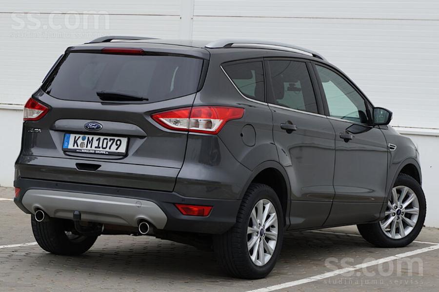 Grey Ford Kuga 2016 in Riga, with an engine capacity of 2.00 L and mileage of 194 thousand km for 8900 €, photo 12 on AUTOMOTO.COM.LV
