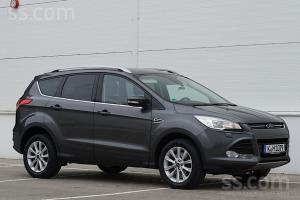 Grey Ford Kuga 2016 in Riga, with an engine capacity of 2.00 L and mileage of 194 thousand km for 8900 €, photo 16 on AUTOMOTO.COM.LV