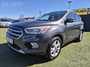 Pelēks Ford Kuga 2016 Liepāja, ar dzinēja tilpumu 1.50 L un nobraukumu 164 tūkst. km par 10500 €, foto  vietnē AUTOMOTO.COM.LV