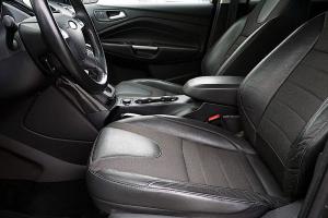 Grey Ford Kuga 2016 in Riga, with an engine capacity of 2.00 L and mileage of 193 thousand km for 8900 €, photo 21 on AUTOMOTO.COM.LV