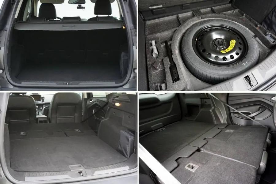 Grey Ford Kuga 2016 in Riga, with an engine capacity of 2.00 L and mileage of 193 thousand km for 8900 €, photo 35 on AUTOMOTO.COM.LV