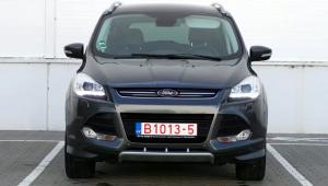 Grey Ford Kuga 2016 in Riga, with an engine capacity of 2.00 L and mileage of 267 thousand km for 10700 €, photo 3 on AUTOMOTO.COM.LV