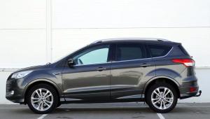 Grey Ford Kuga 2016 in Riga, with an engine capacity of 2.00 L and mileage of 267 thousand km for 10700 €, photo 6 on AUTOMOTO.COM.LV
