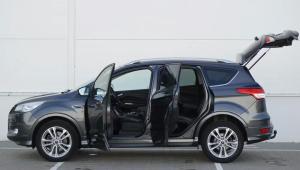Grey Ford Kuga 2016 in Riga, with an engine capacity of 2.00 L and mileage of 267 thousand km for 10700 €, photo 7 on AUTOMOTO.COM.LV