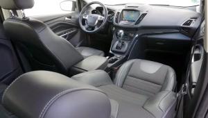 Grey Ford Kuga 2016 in Riga, with an engine capacity of 2.00 L and mileage of 267 thousand km for 10700 €, photo 17 on AUTOMOTO.COM.LV