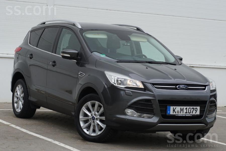 Pelēks Ford Kuga 2016 Rīga, ar dzinēja tilpumu 2.00 L un nobraukumu 194 tūkst. km par 8900 €, foto 1 vietnē AUTOMOTO.COM.LV