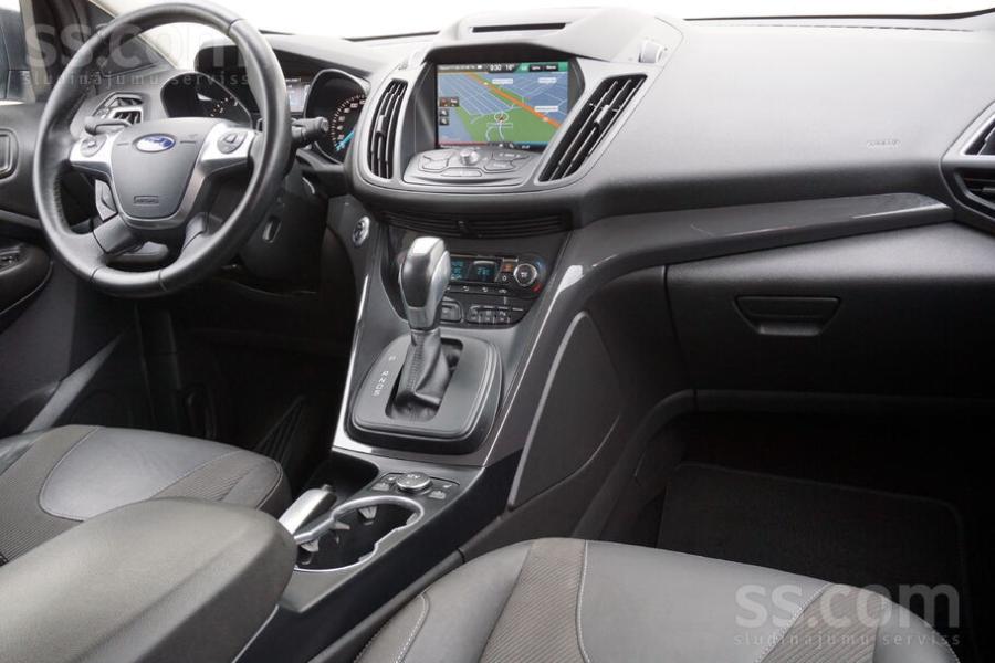 Pelēks Ford Kuga 2016 Rīga, ar dzinēja tilpumu 2.00 L un nobraukumu 194 tūkst. km par 8900 €, foto 19 vietnē AUTOMOTO.COM.LV