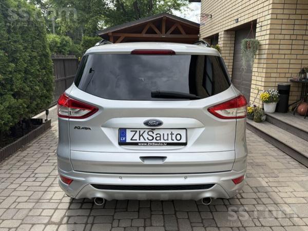 Grey Ford Kuga 2016 in Jelgava, with an engine capacity of 2.00 L and mileage of 258 thousand km for 10300 €, photo 6 on AUTOMOTO.COM.LV