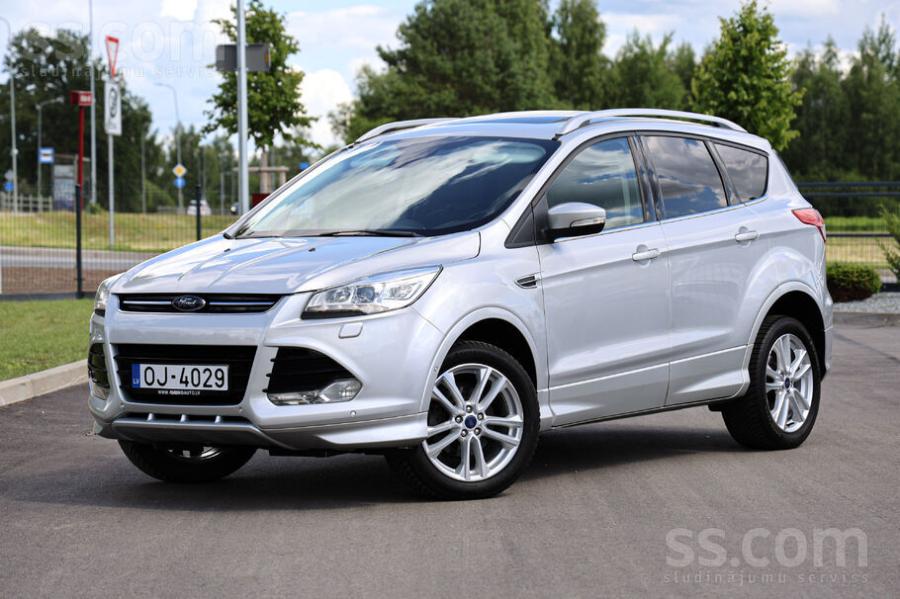 Pelēks Ford Kuga 2016 Jelgava, ar dzinēja tilpumu 1.50 L un nobraukumu 0 tūkst. km par 10990 €, foto 1 vietnē AUTOMOTO.COM.LV