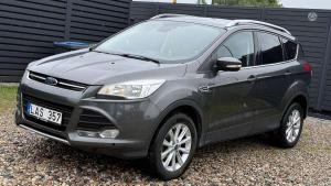 Grey Ford Kuga 2016 in Vilnius, with an engine capacity of 2.00 L and mileage of 263 thousand km for 4500 €, photo  on AUTOMOTO.COM.LV