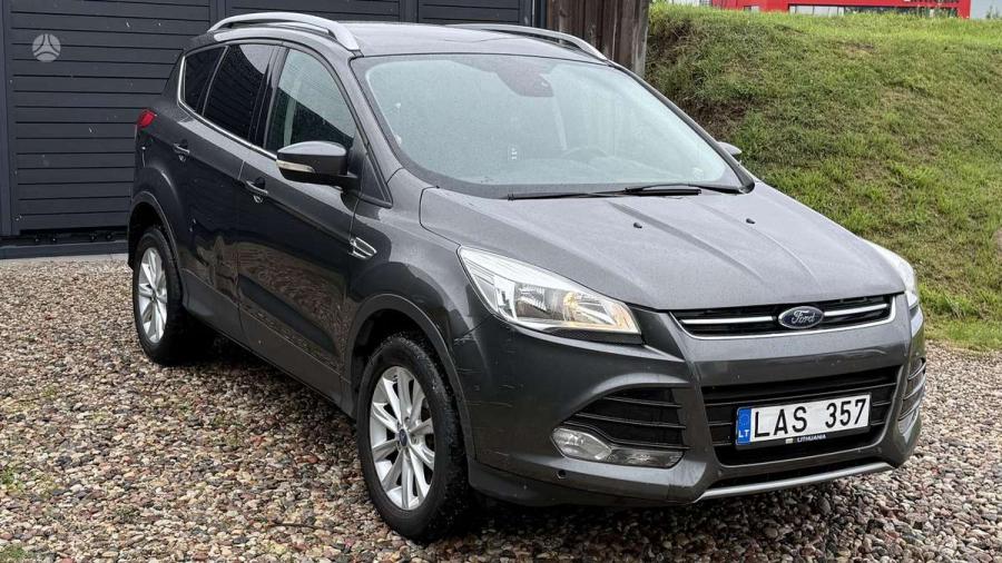 Pelēks Ford Kuga 2016 Viļņa, ar dzinēja tilpumu 2.00 L un nobraukumu 263 tūkst. km par 4500 €, foto 7 vietnē AUTOMOTO.COM.LV
