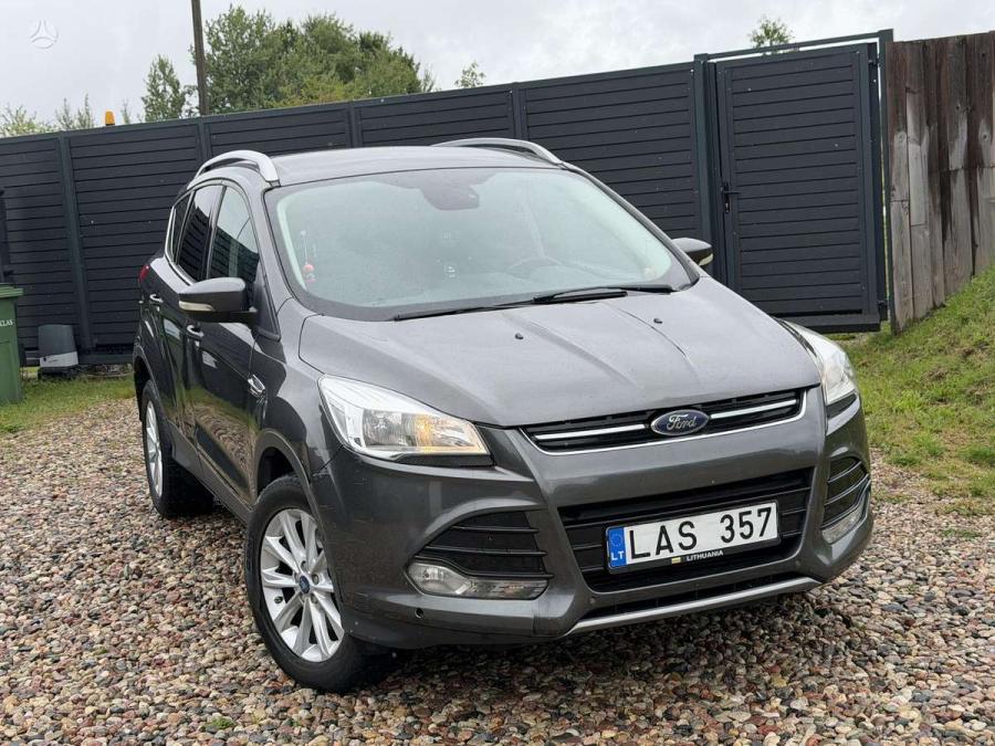 Pelēks Ford Kuga 2016 Viļņa, ar dzinēja tilpumu 2.00 L un nobraukumu 263 tūkst. km par 4500 €, foto 10 vietnē AUTOMOTO.COM.LV