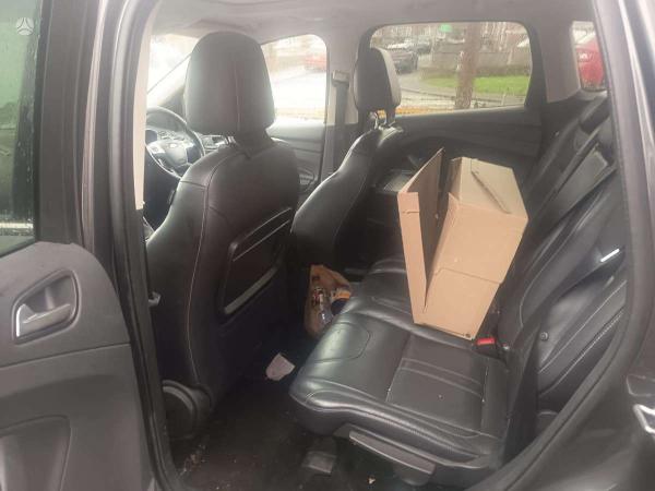 Grey Ford Kuga 2016 in Sirvintos, with an engine capacity of 2.00 L and mileage of 191 thousand km for 3267 €, photo 11 on AUTOMOTO.COM.LV