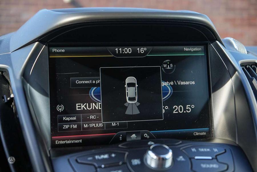 Grey Ford Kuga 2016 in Marijampole, with an engine capacity of 2.00 L and mileage of 236 thousand km for 7750 €, photo 17 on AUTOMOTO.COM.LV